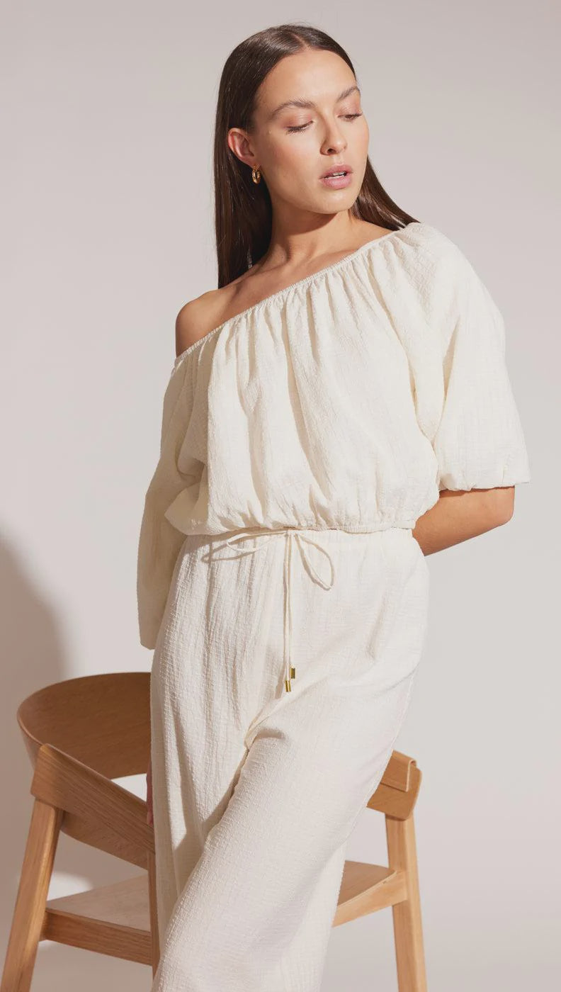Delva Off Shoulder Top - Cream – Birdie Blue