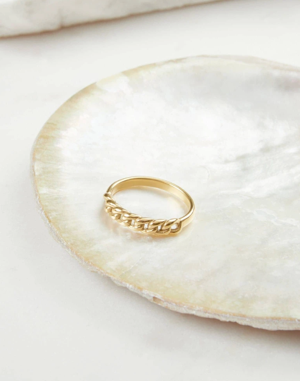 Ithaca Ring - Yellow Gold – BIRDIE BLUE