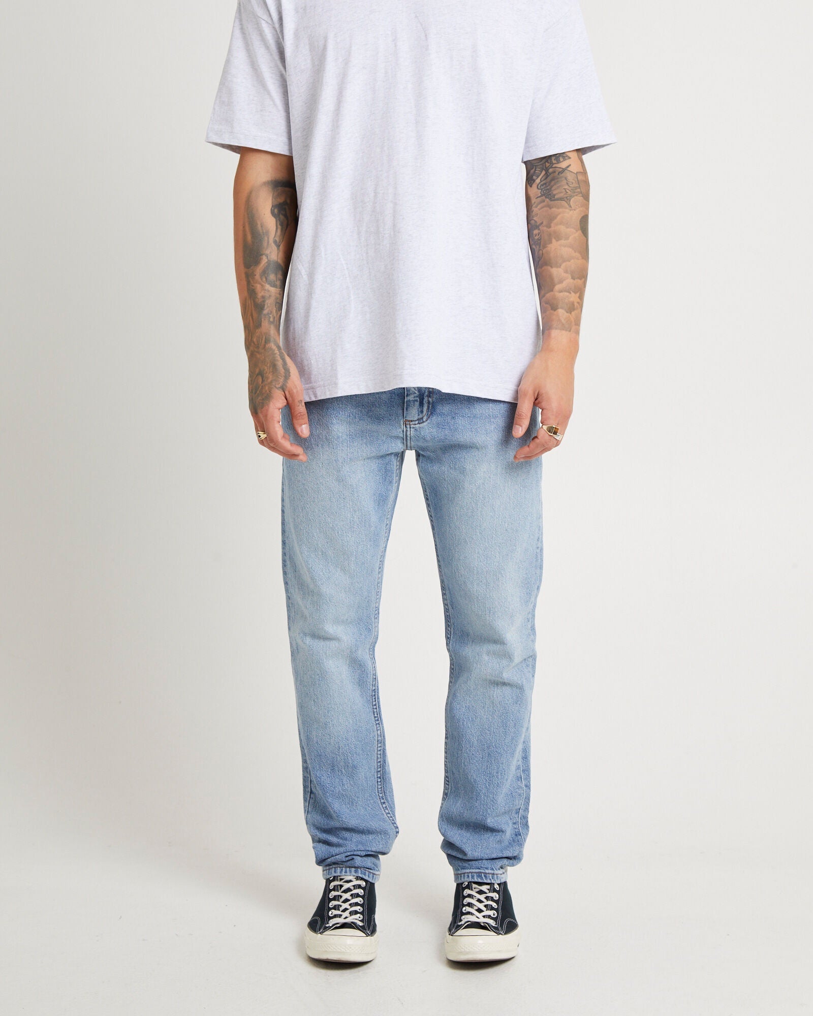 Rolla's Tim Slims Jean - Bad Boy Boogie - Mid Blue – Birdie Blue