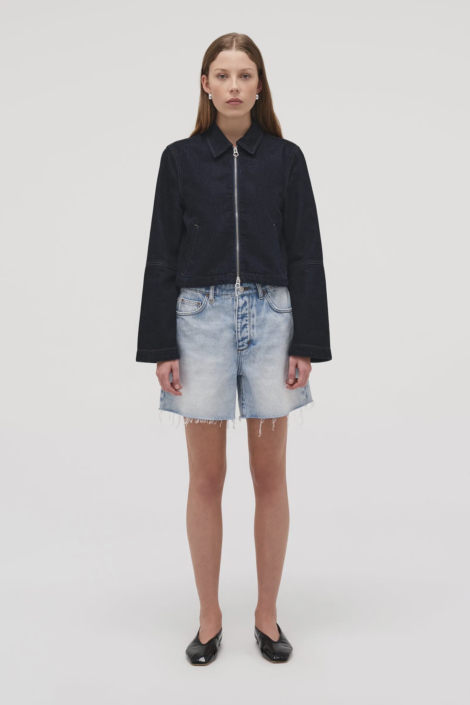 Neuw Denim Eva Mid Denim Short - Mode - Light Vintage Indigo – Birdie Blue