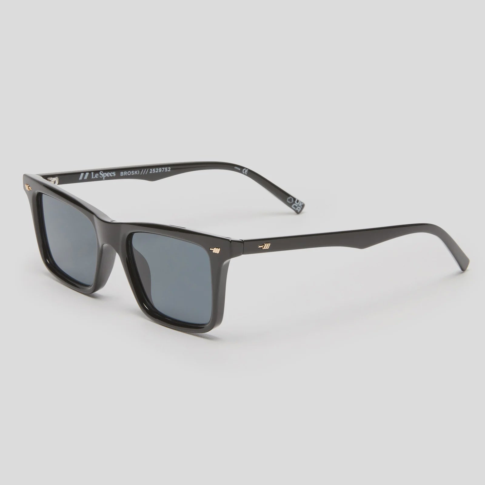 Le Specs Broski Sunglasses - Black Smoke Mono – Birdie Blue