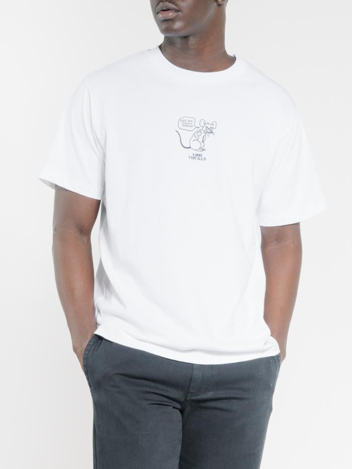 Stinkin Rat Merch Fit Tee- White