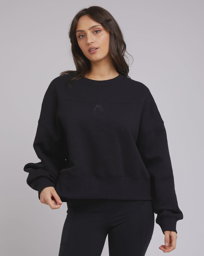 All About Eve Active Tonal Sweater - Black – Birdie Blue