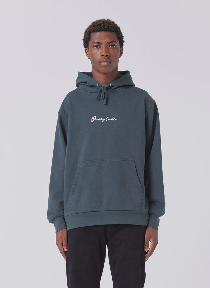 Barney Cools Logo Hood- Lawn – Birdie Blue