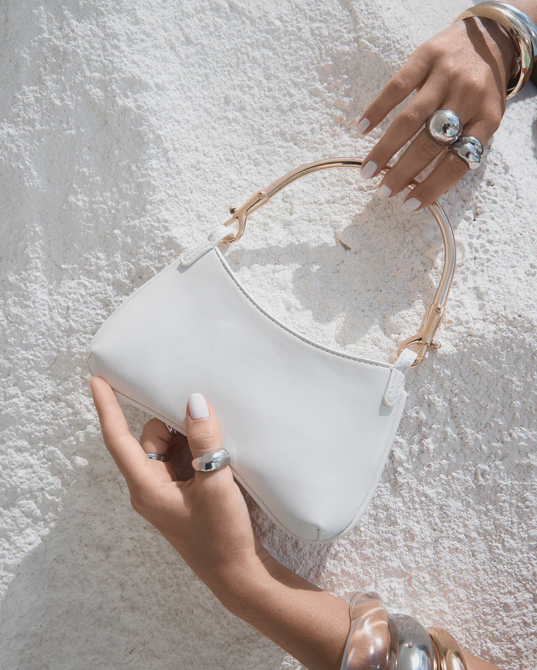 Billini Becca Handle Bag - Bone – Birdie Blue