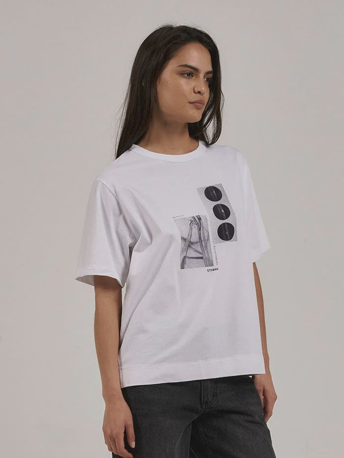 Thrills Occurrence Box Tee - White – Birdie Blue