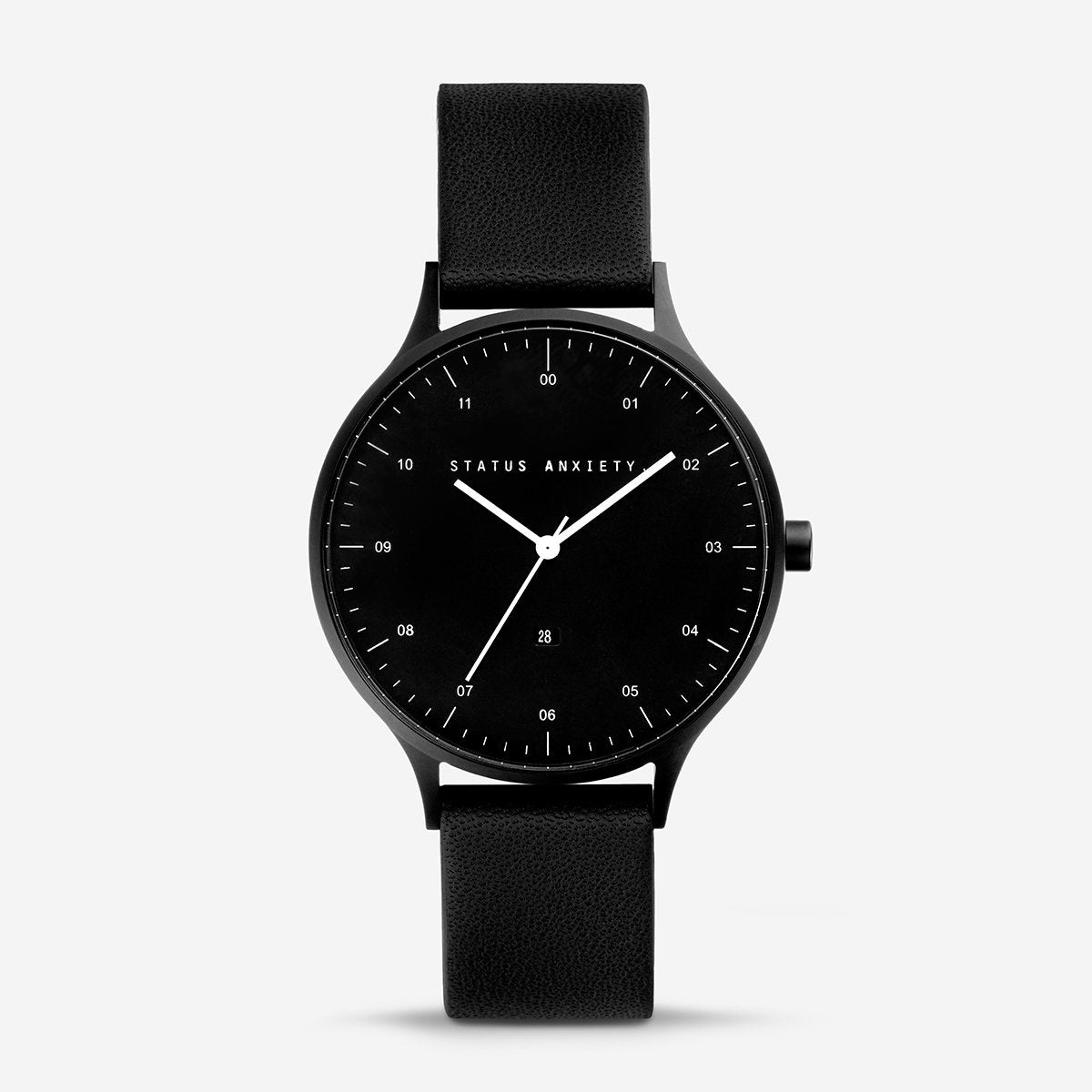 Inertia Watch - Matte Black/Black Face/Black Strap – Birdie Blue